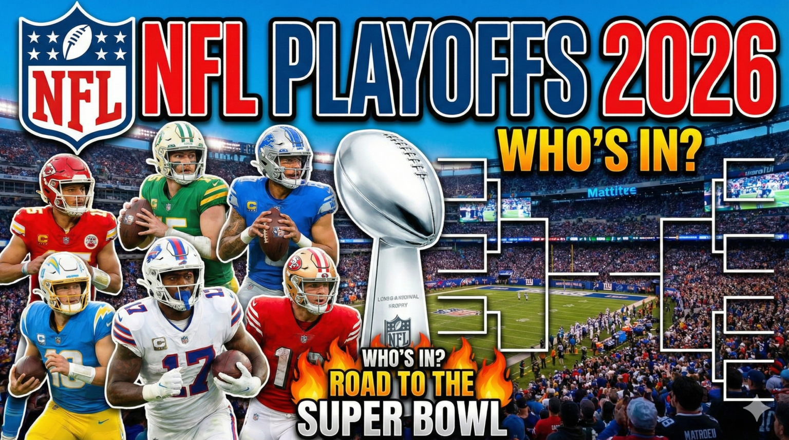 2026 NFL Playoffs: Dates, Times, TV (Wild Card → Super Bowl) - Sports ...